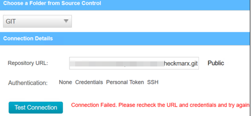 GIT- Bitbucket connection Failed