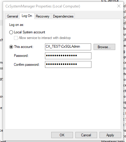 Updating SQL password using Windows Authentication