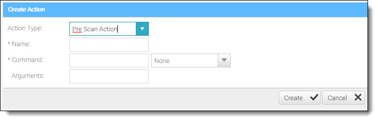 How to Run a Pre-Scan Action on a Scan