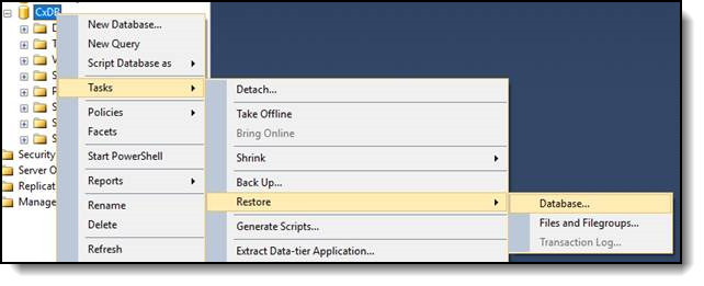 How to Restore the Checkmarx Database