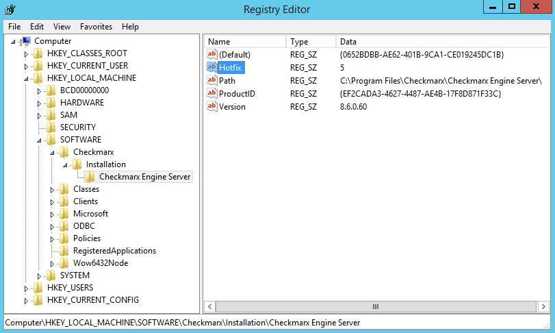 Validating Hotfix Install Applied on an Engine or Manager Server on Windows