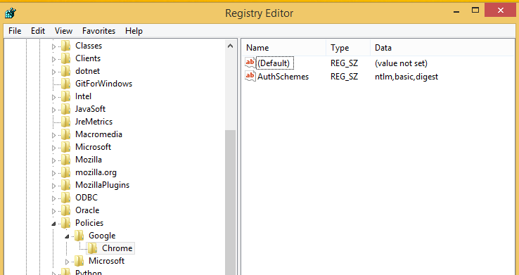 SSO prompts login for Chrome