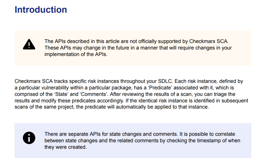 Checkmarx SCA (REST) APIs for Risk Management - POST Change Risk State